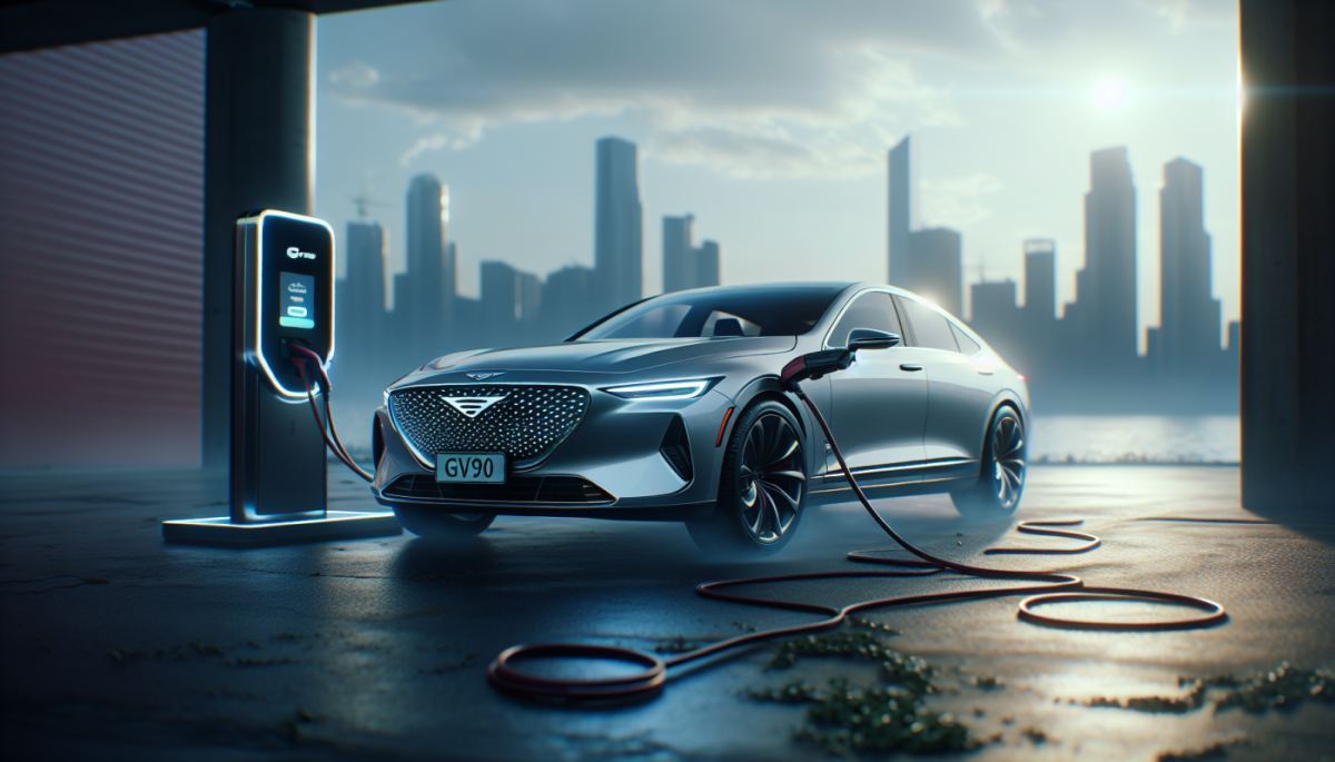Genesis GV90 Spotted Charging: What Its Size Reveals About the EV ...